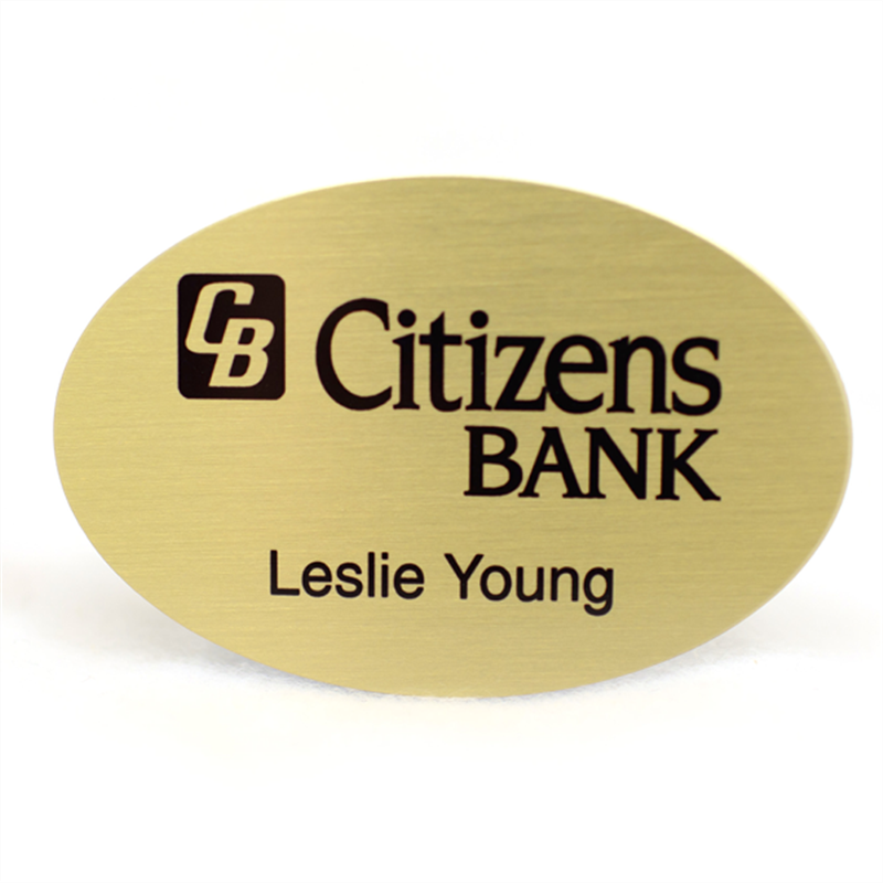 [BADGES - Engraved Metallic] Minuteman Press