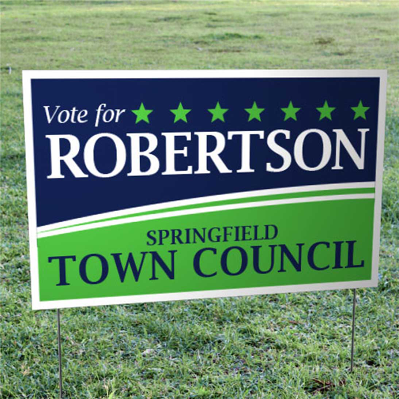 [BANNERS & SIGNS - Yard Sign (Spot Color)] Minuteman Press