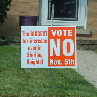 [BANNERS & SIGNS - Yard Sign (Spot Color)] Minuteman Press